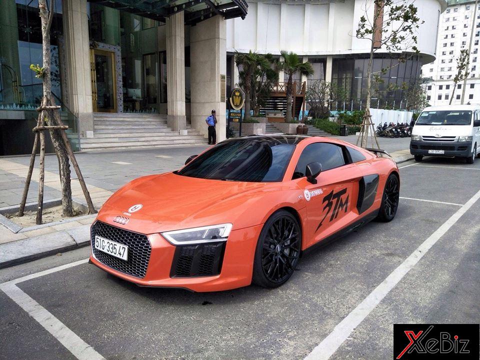 Siêu xe Audi R8 V10 Plus của đại gia Sài thành xuất hiện ở Đà Nẵng ...