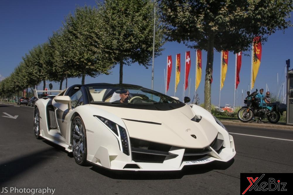 Lamborghini Veneno Roadster của con trai Tổng thống Guinea Xích đạo bị ...